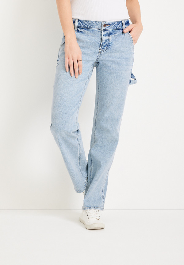 m jeans by maurices™ Straight 90s Low Rise Carpenter Jean m jeans by maurices™ Straight 90s Low Rise Carpenter Jean