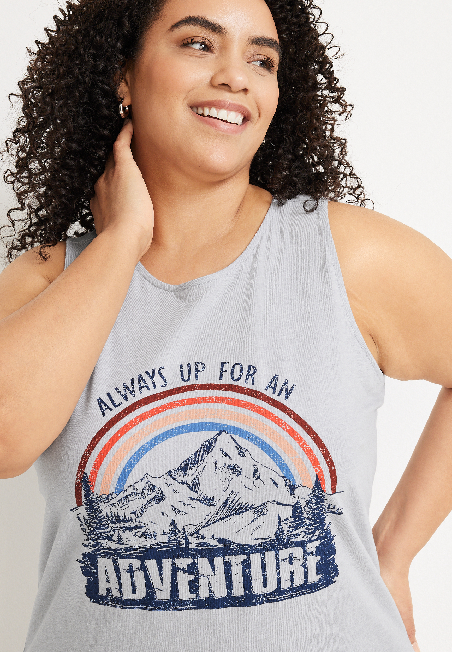 Plus Size Adventure Graphic Tank | maurices