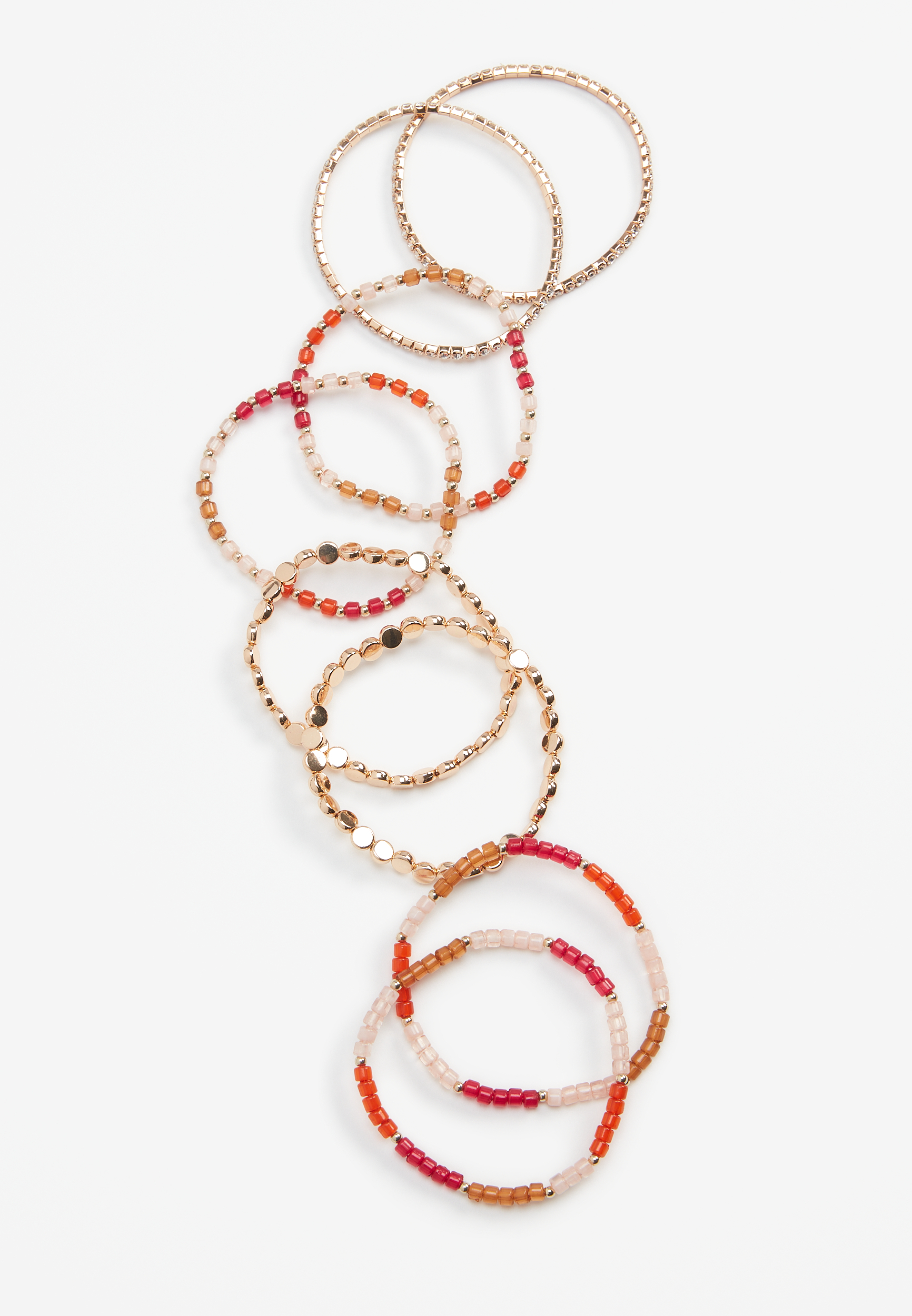 8 Piece Beaded Stretch Bracelet Set Maurices