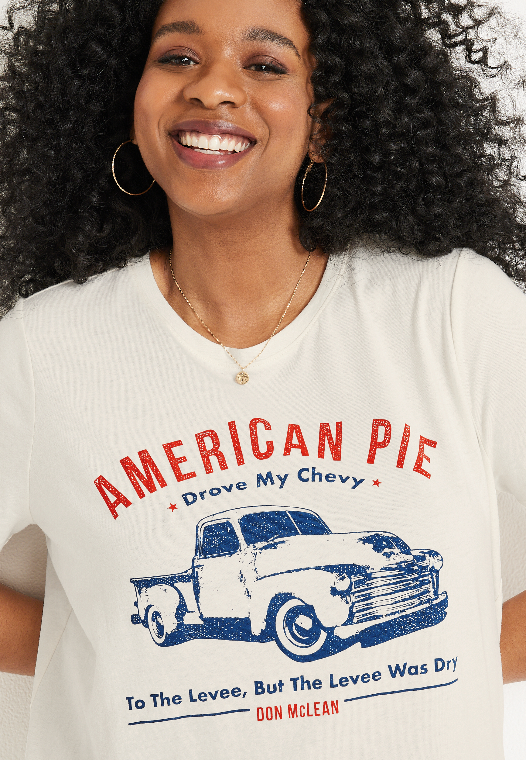 Plus Size American Pie Graphic Tee | maurices