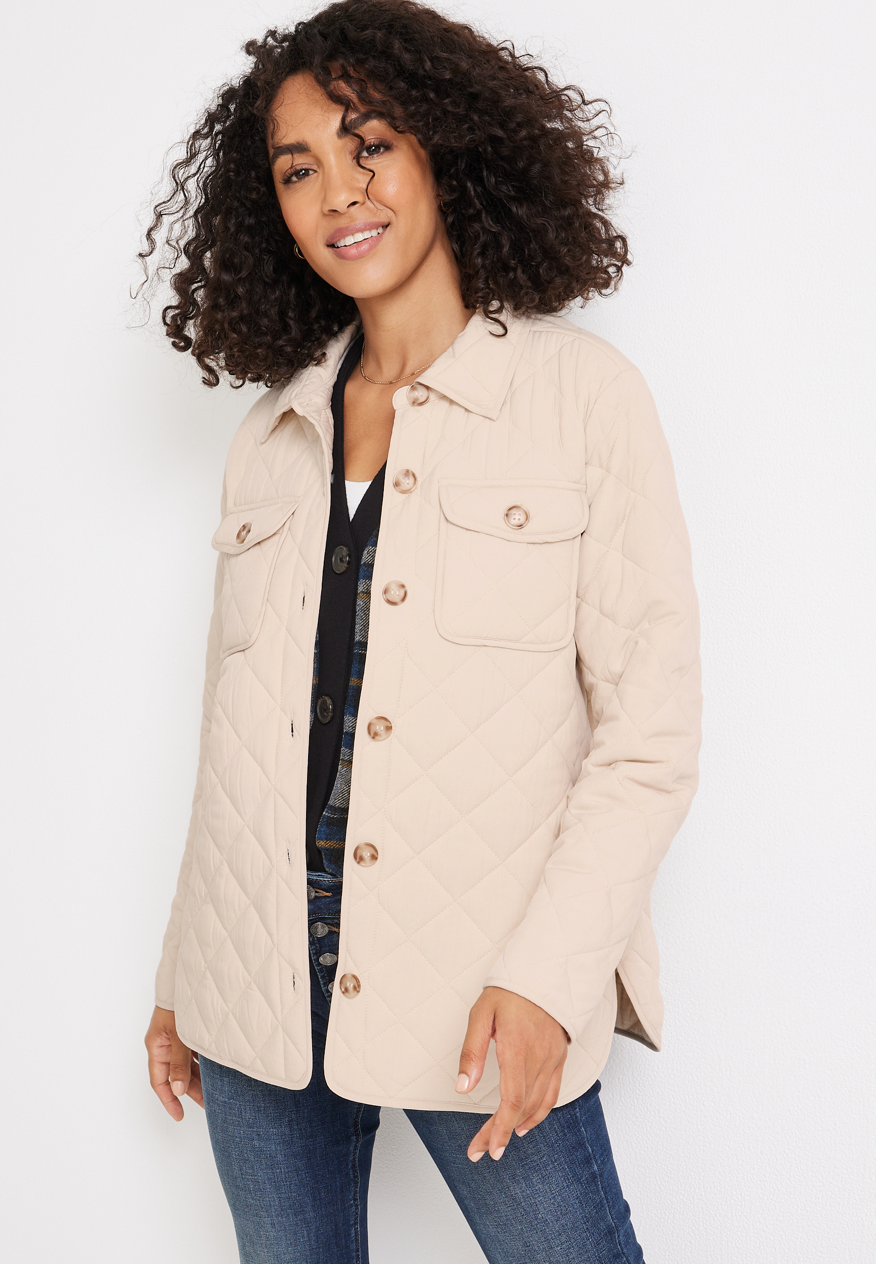 Quilted Shacket | maurices