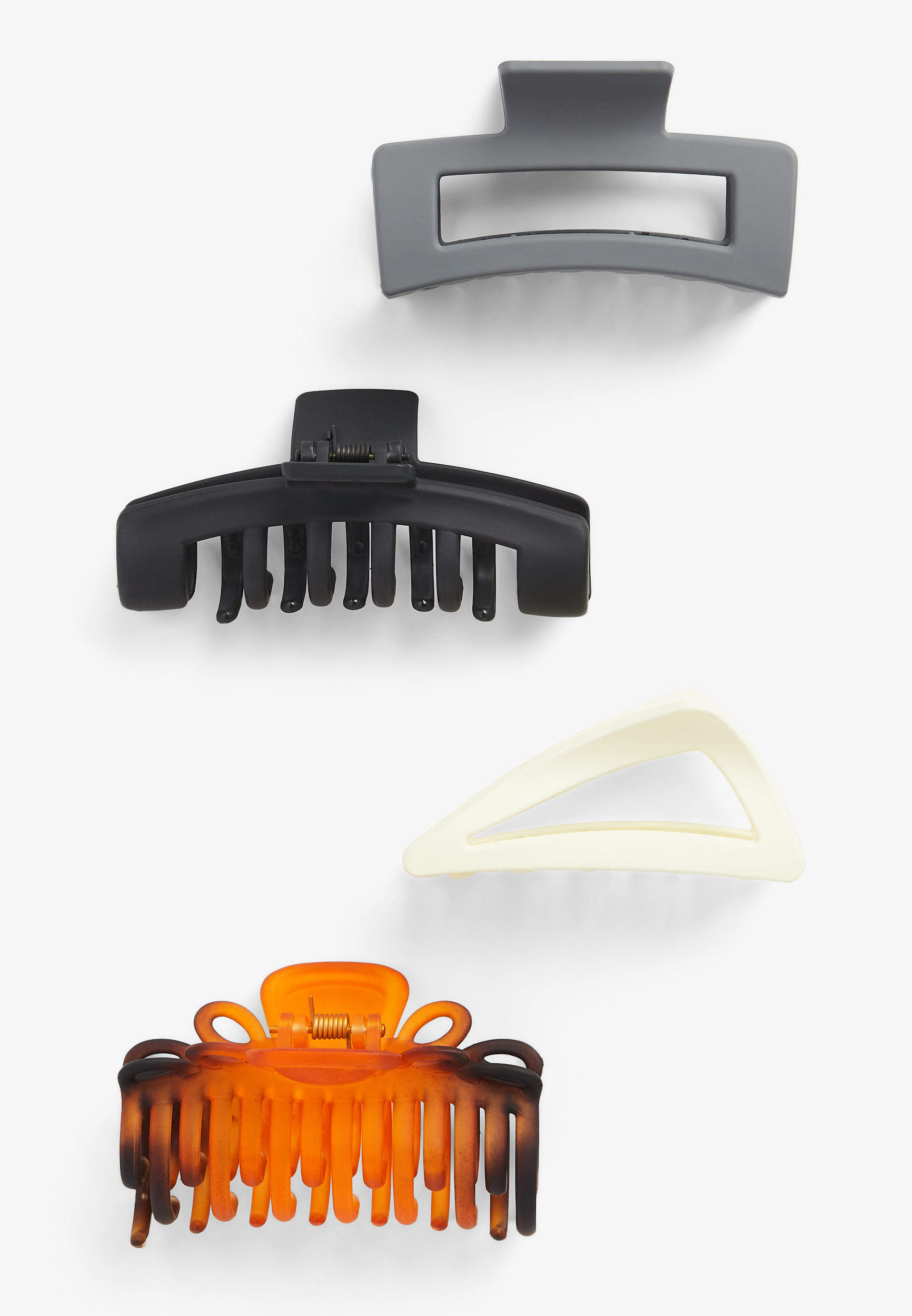 4 Pack Variety Medium Size Claw Hair Clips | maurices