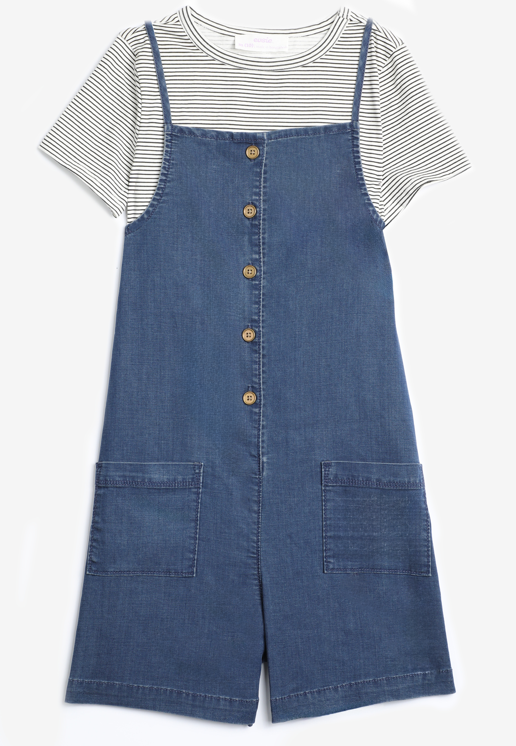 HFS Girls Chambray Romper | maurices