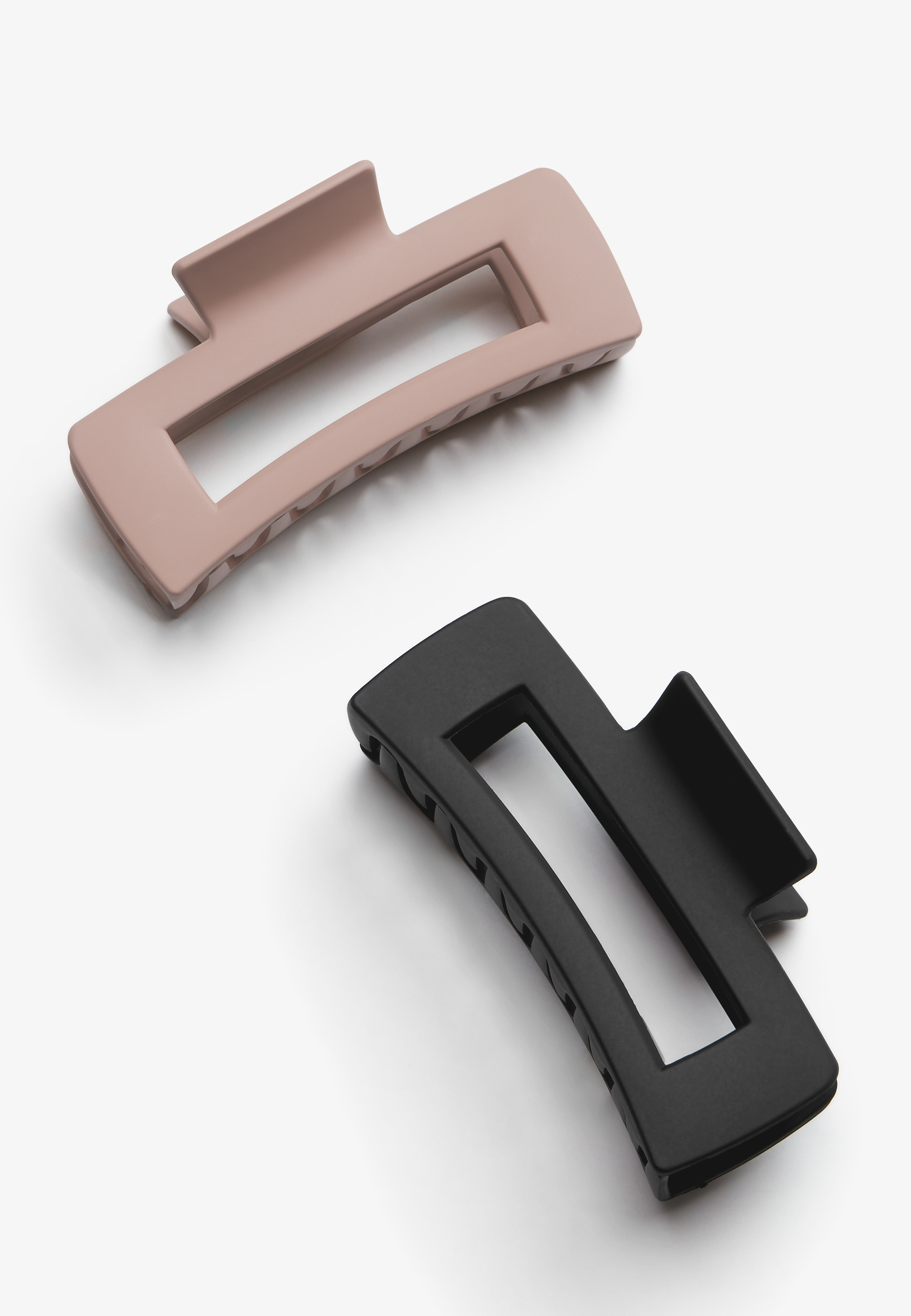 2 Pack Rectangle Claw Hair Clips | maurices