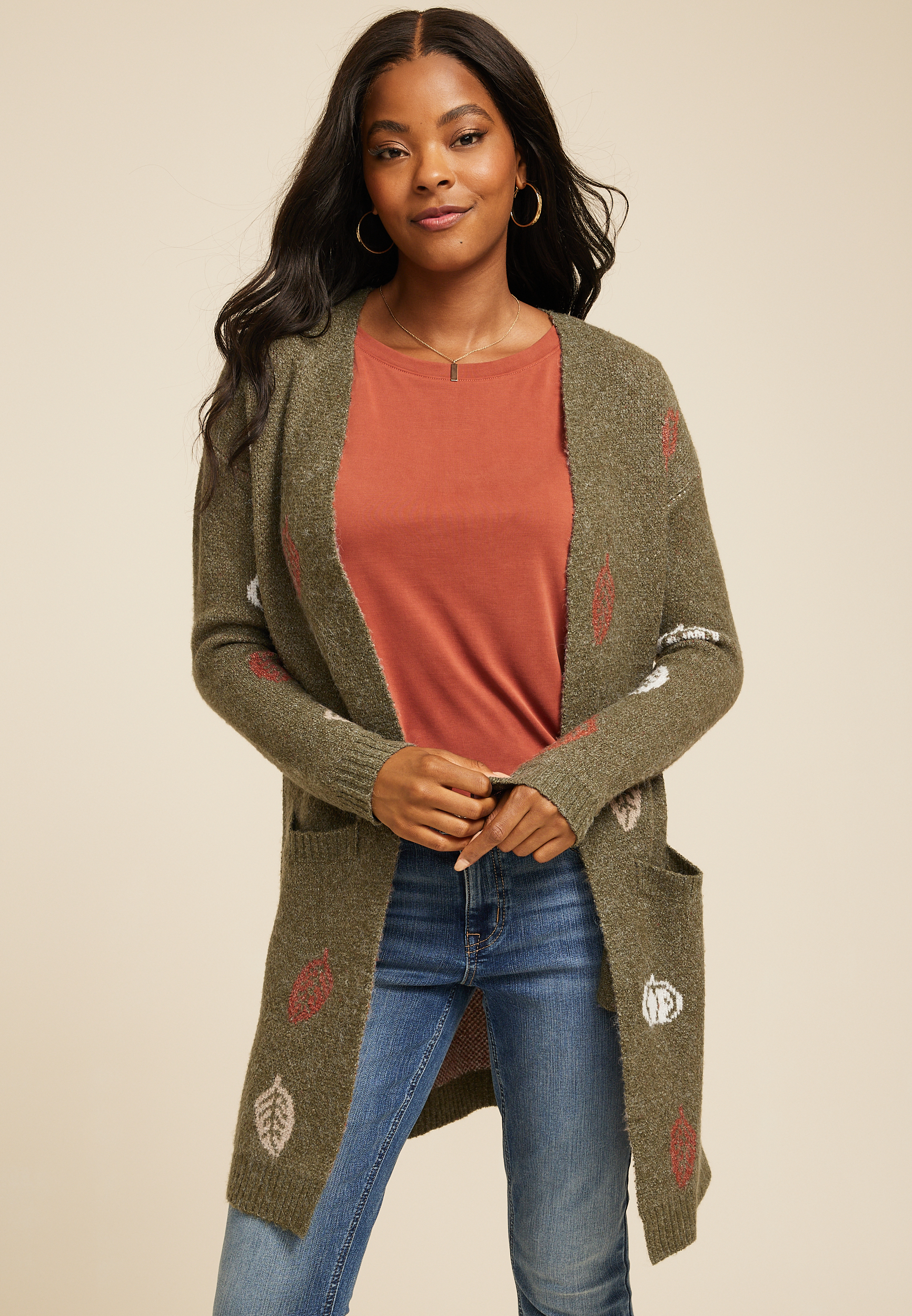 Fall Leaves Cardigan | maurices