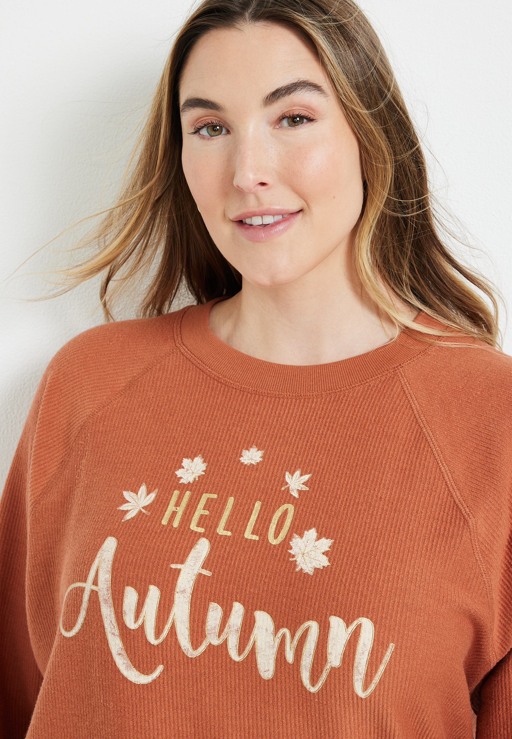 Plus Size Hello Autumn Sweatshirt | maurices