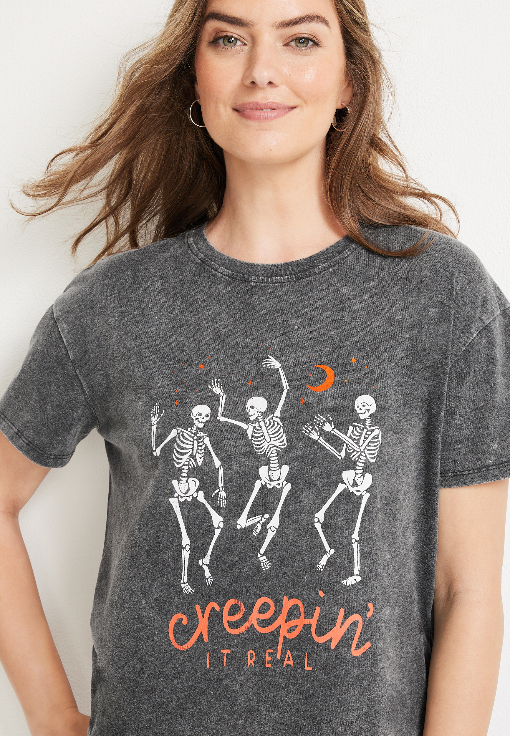 Creepin It Real Graphic Tee | maurices