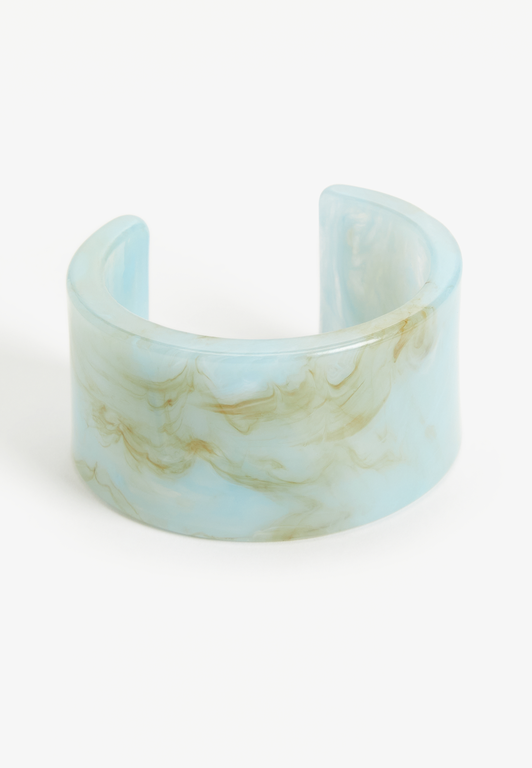 Chunky Blue Resin Cuff Bracelet | maurices