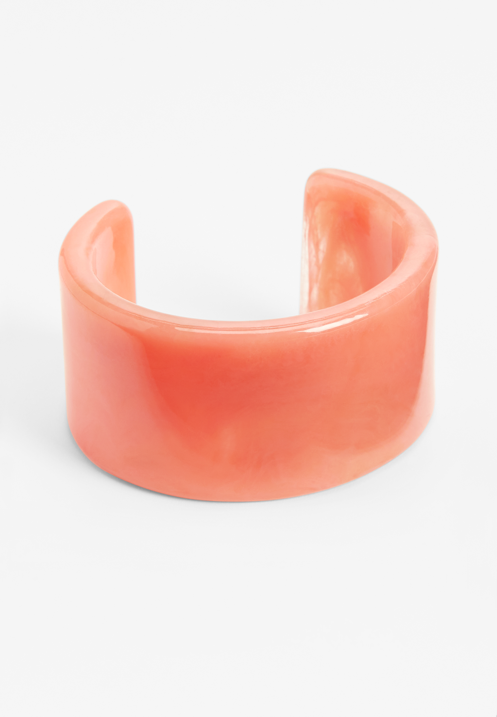 Chunky Pink Resin Cuff Bracelet | maurices