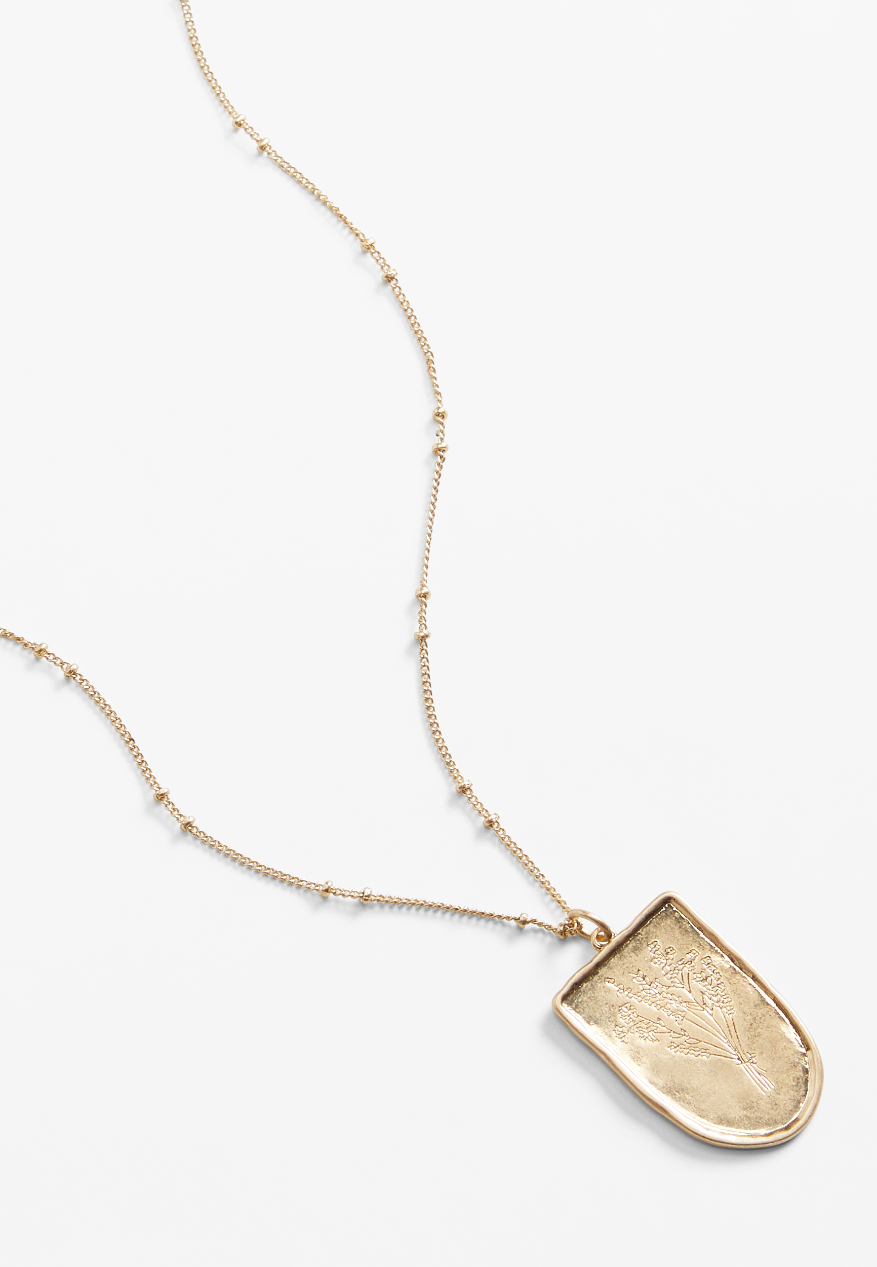 Gold Reversible Pendant Necklace | maurices