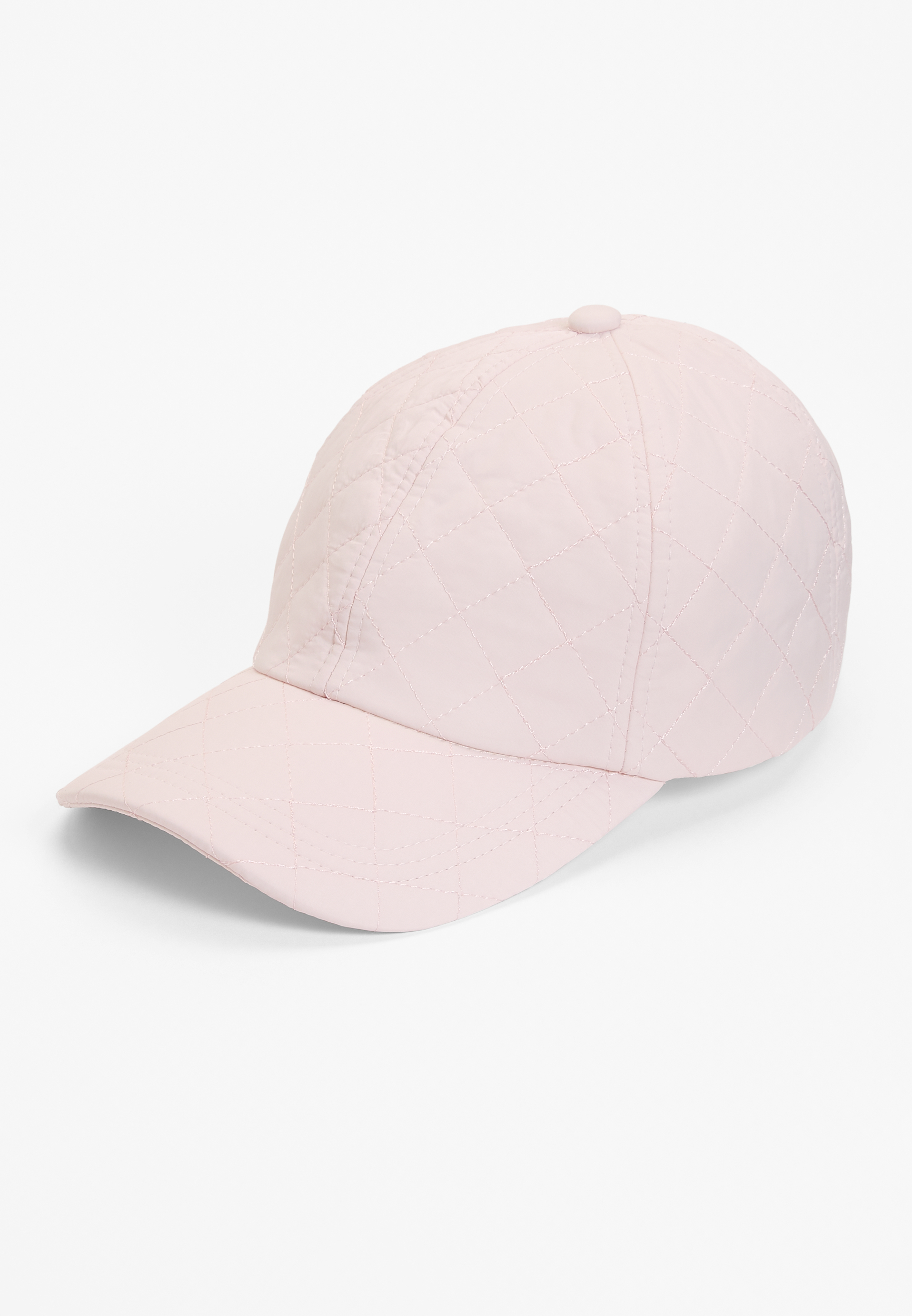 Pink Quilted Baseball Hat | maurices
