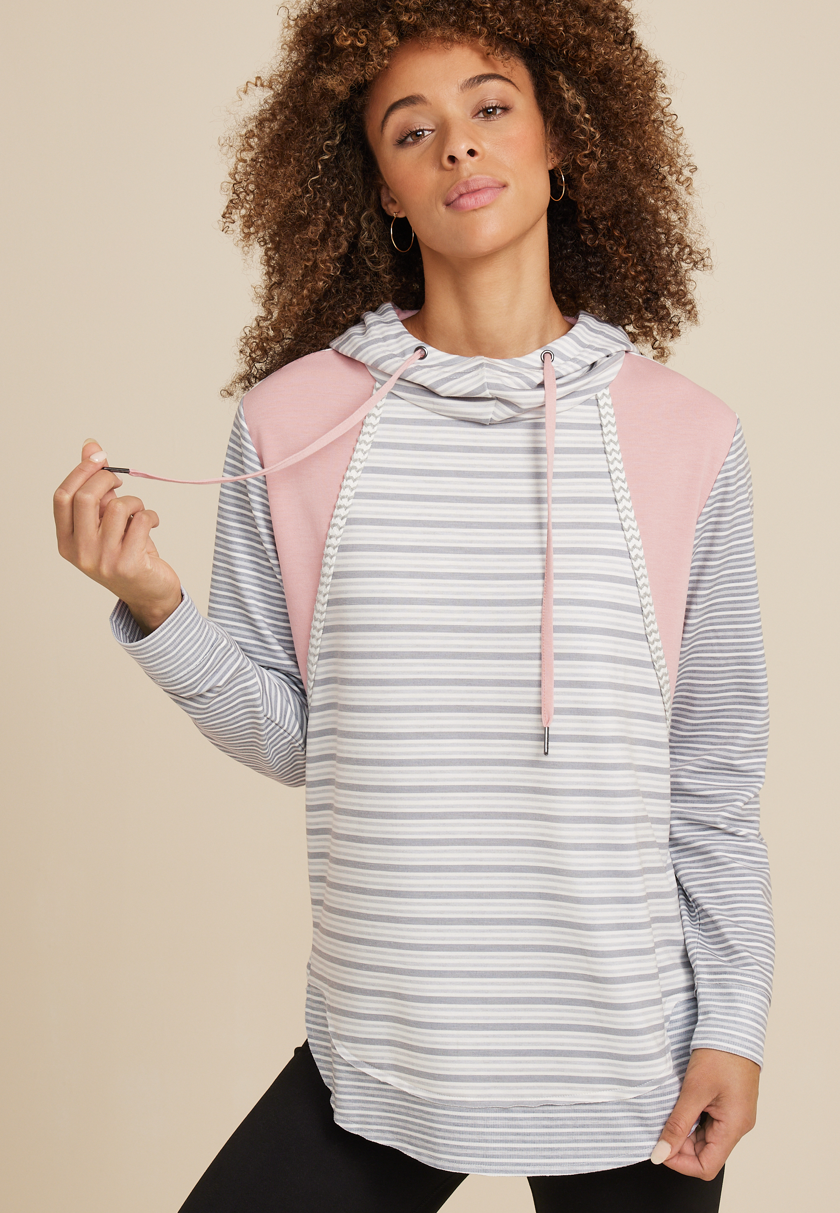 Homeward Colorblock Fleece Hoodie | maurices