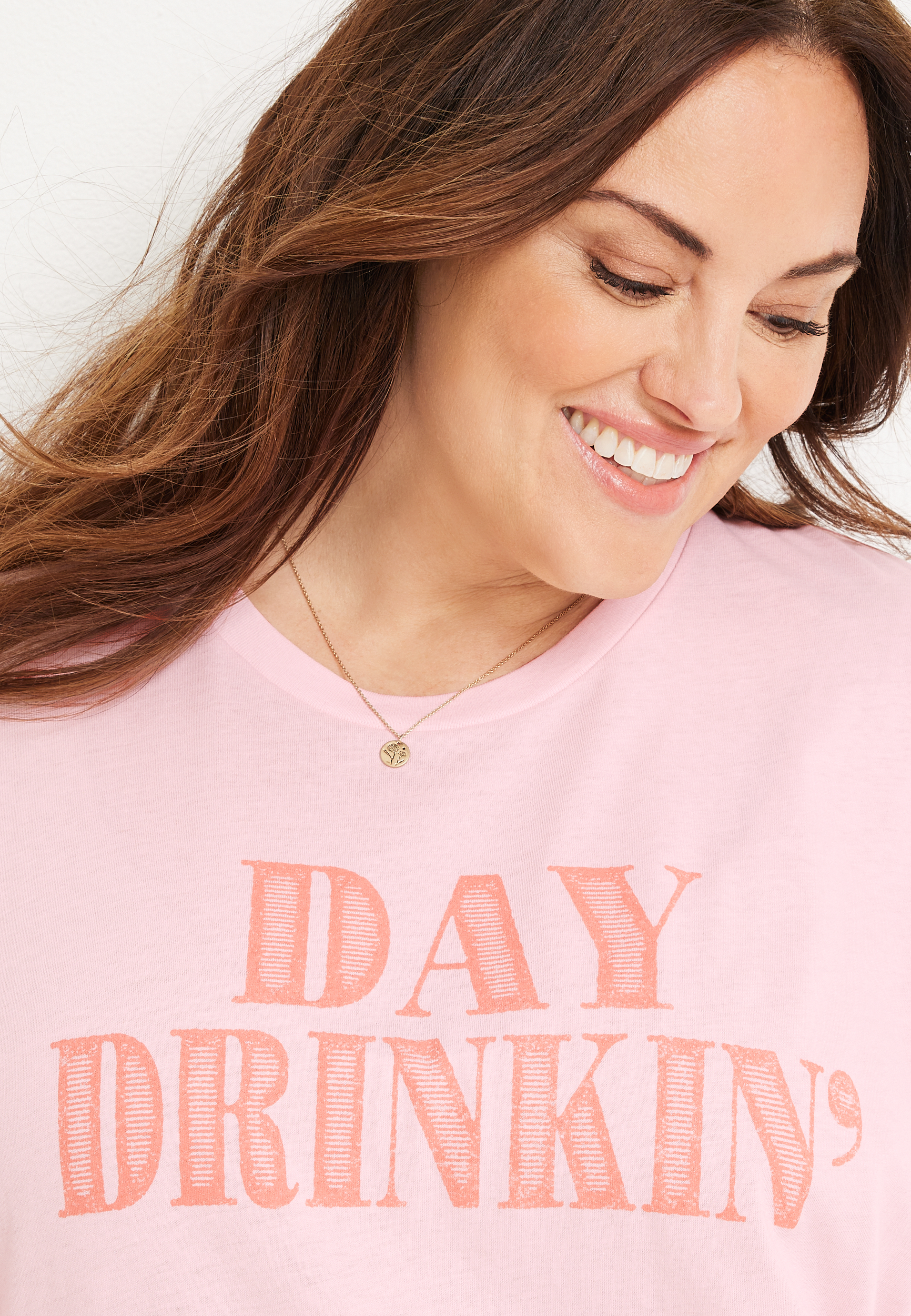 Plus Size Day Drinkin Graphic Tee | maurices