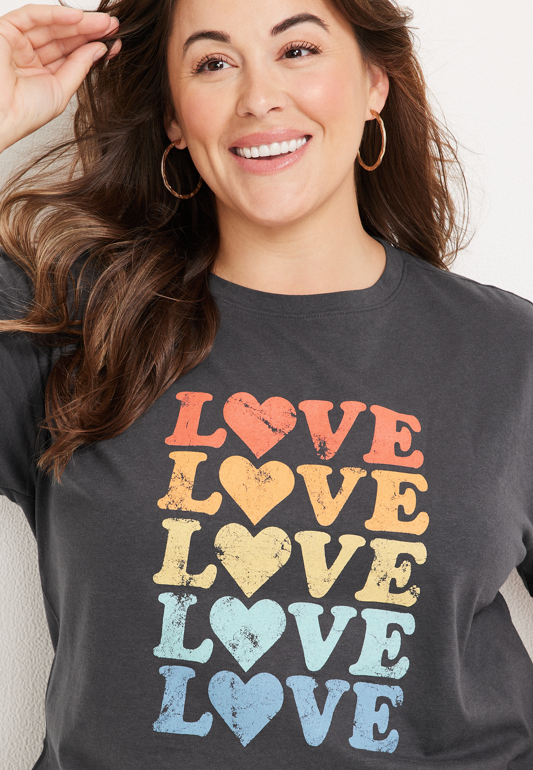 Plus Size Love Graphic Tee | maurices