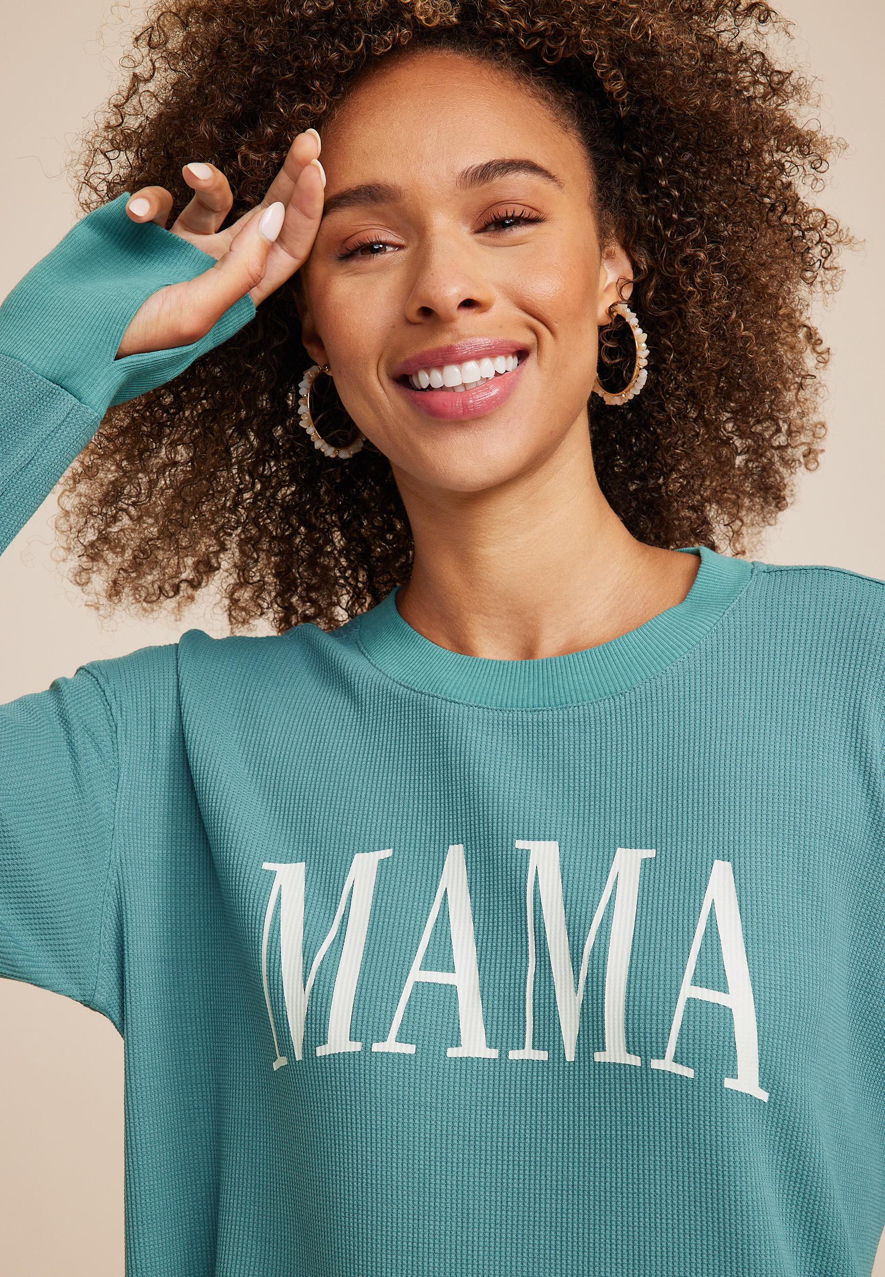 Mama Long Sleeve Graphic Tee | maurices