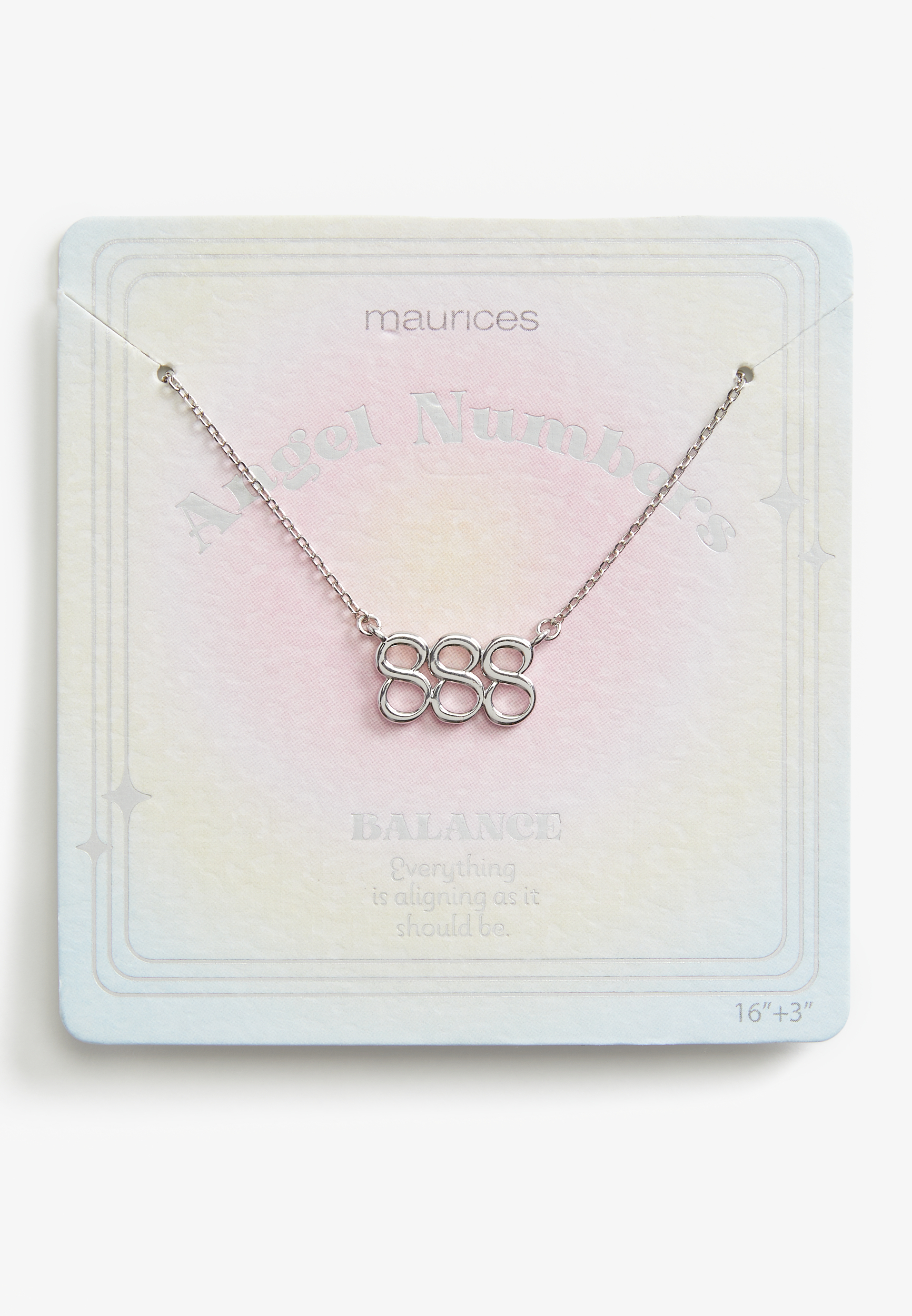 Angel Number 888 Necklace | maurices