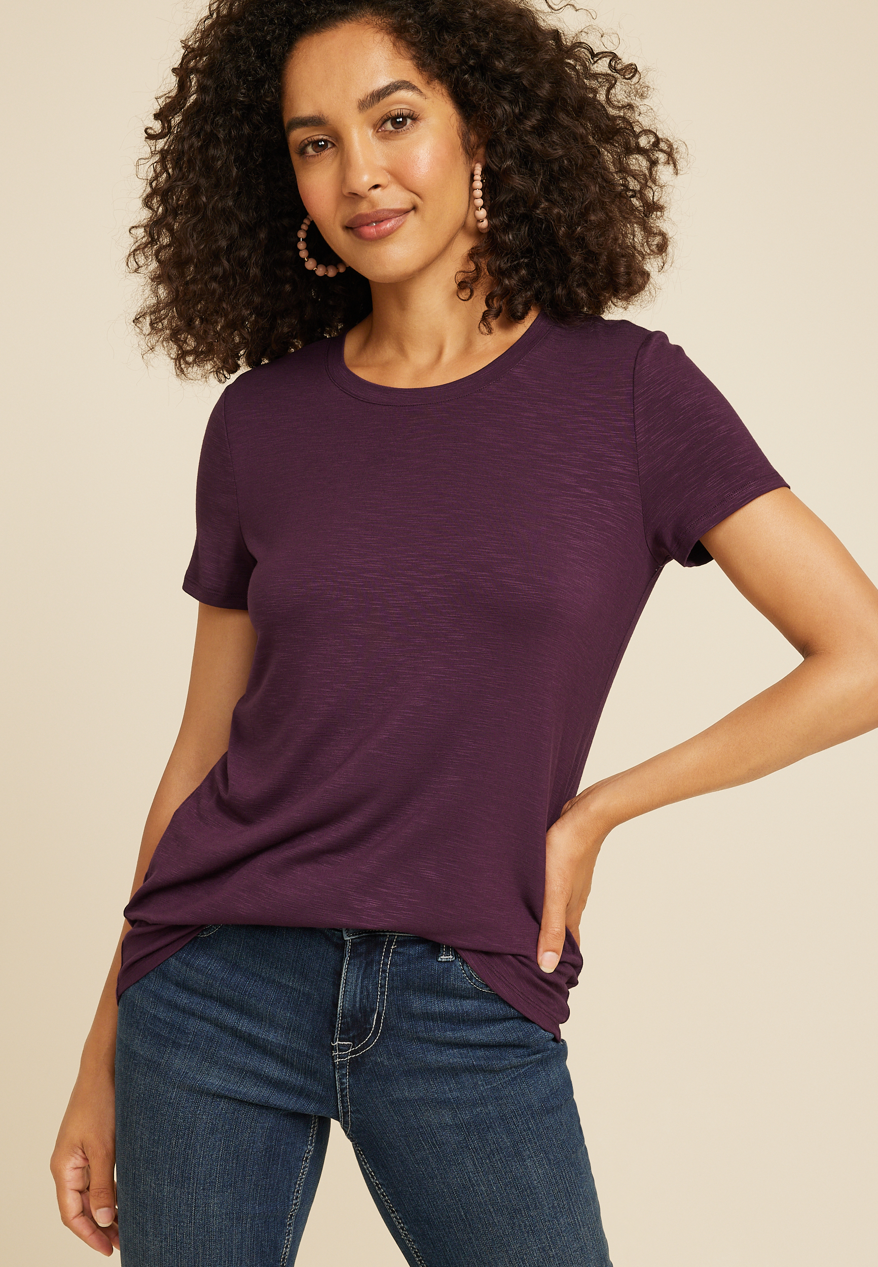 24/7 Kennedy Crew Neck Tee | maurices