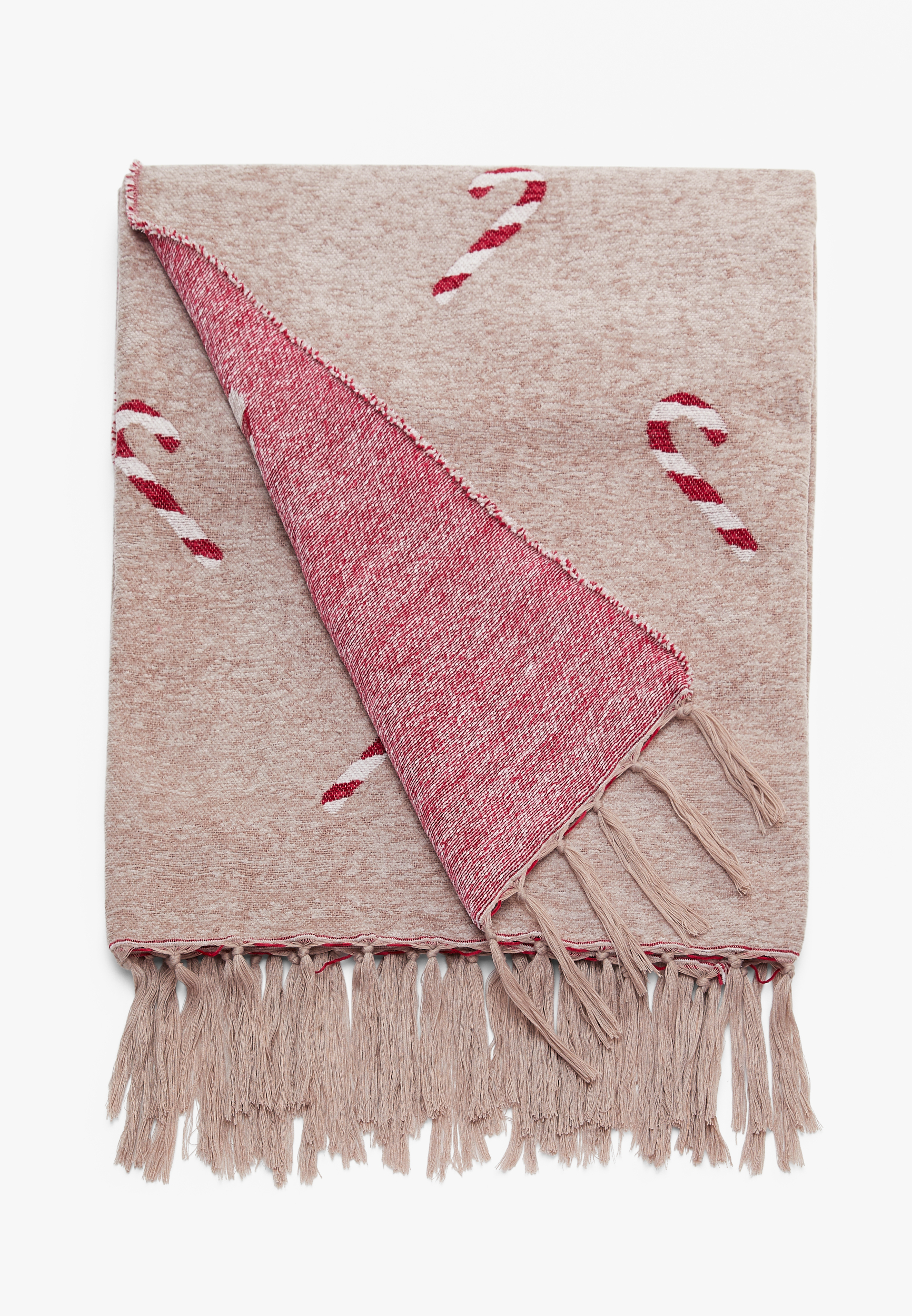 Candy Cane Throw Blanket | maurices