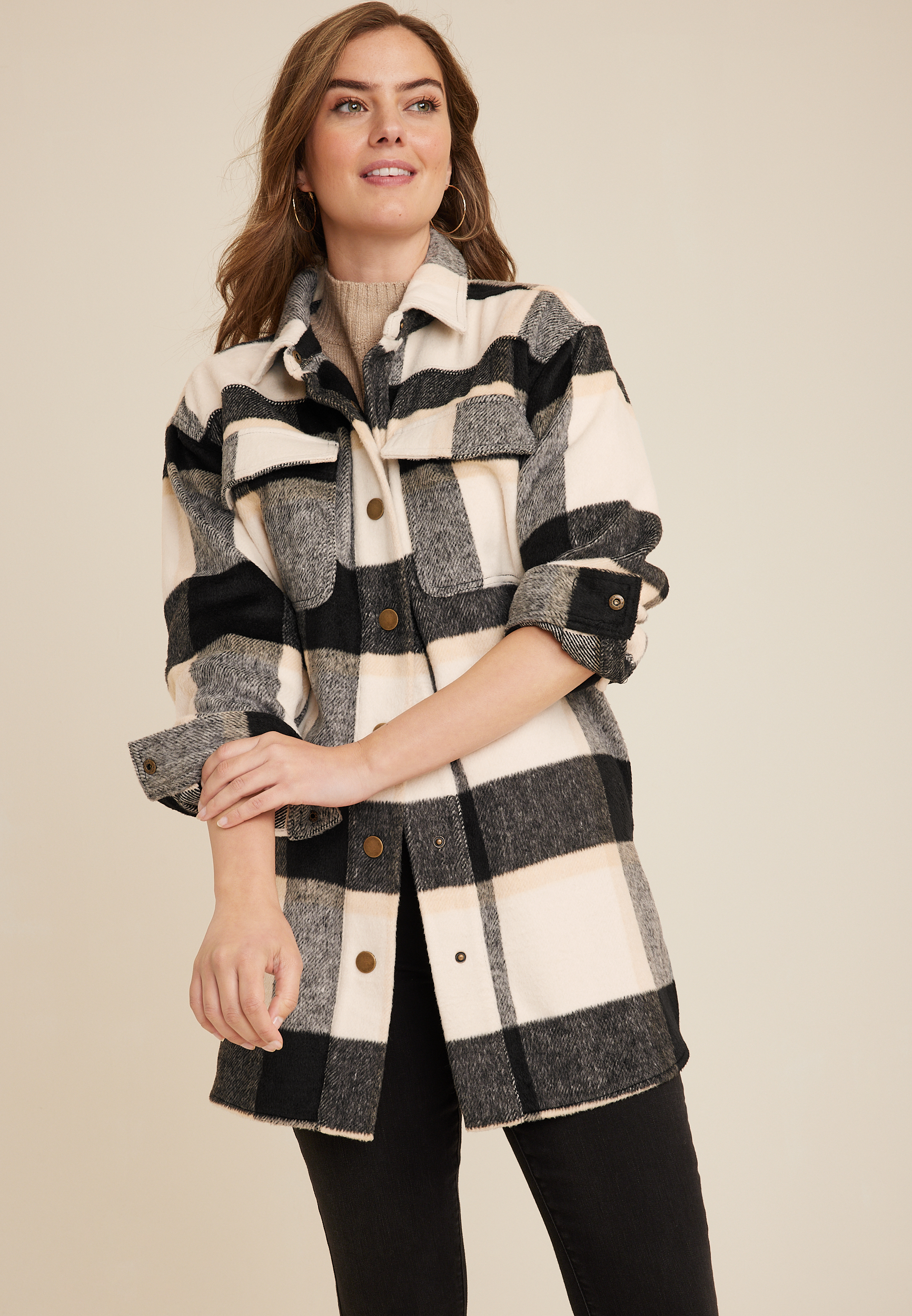Buffalo Plaid Shacket | maurices