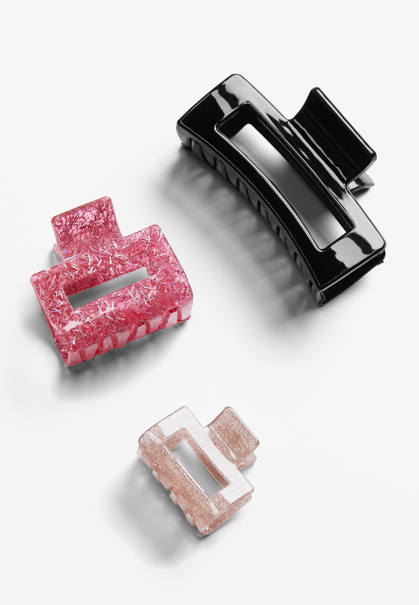 3 Pack Variety Claw Hair Clips | maurices
