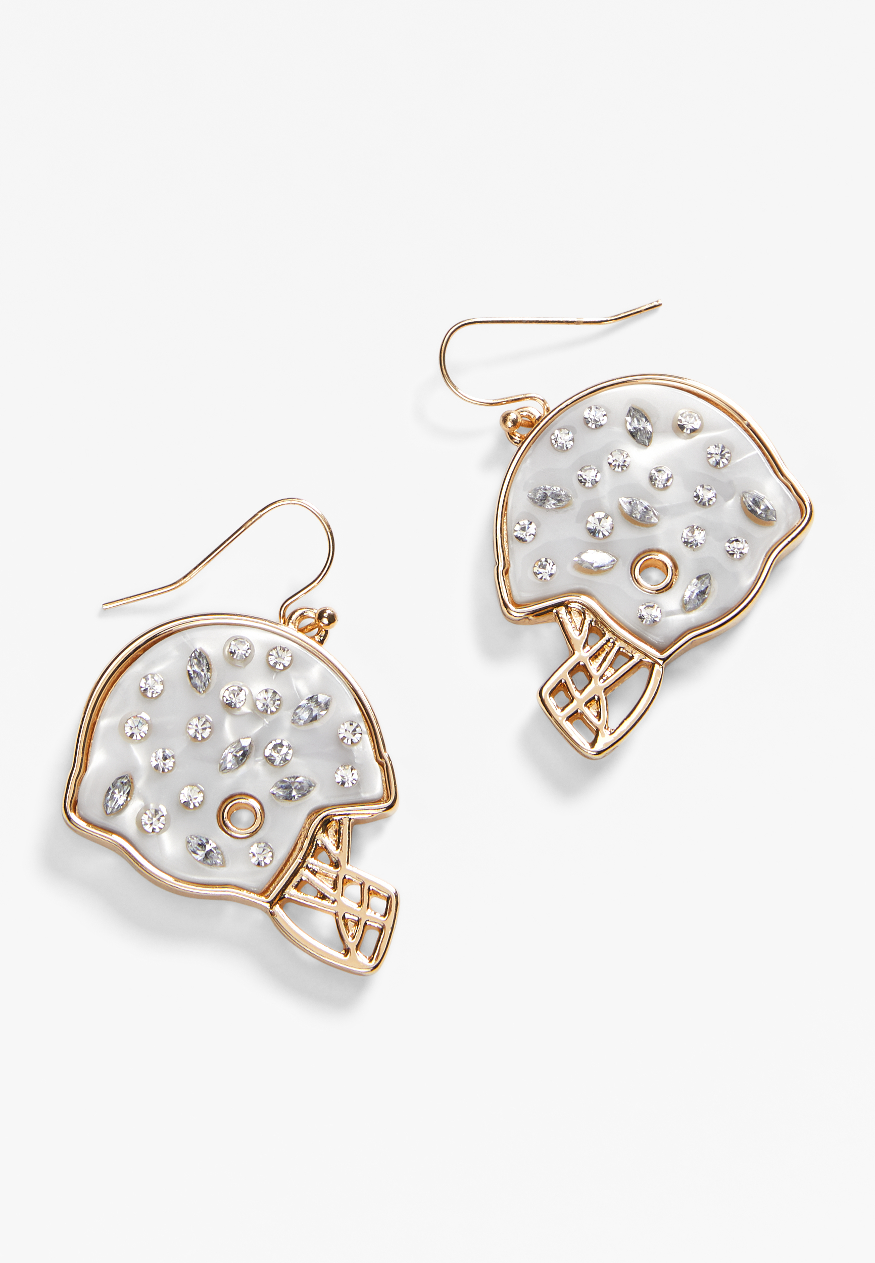RMG Football Helmet Drop Earrings | maurices