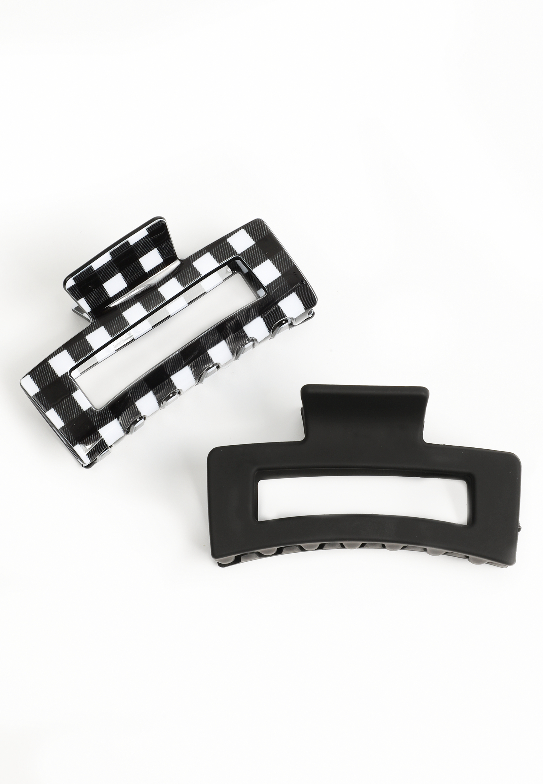 2 Pack Plaid Claw Hair Clips | maurices