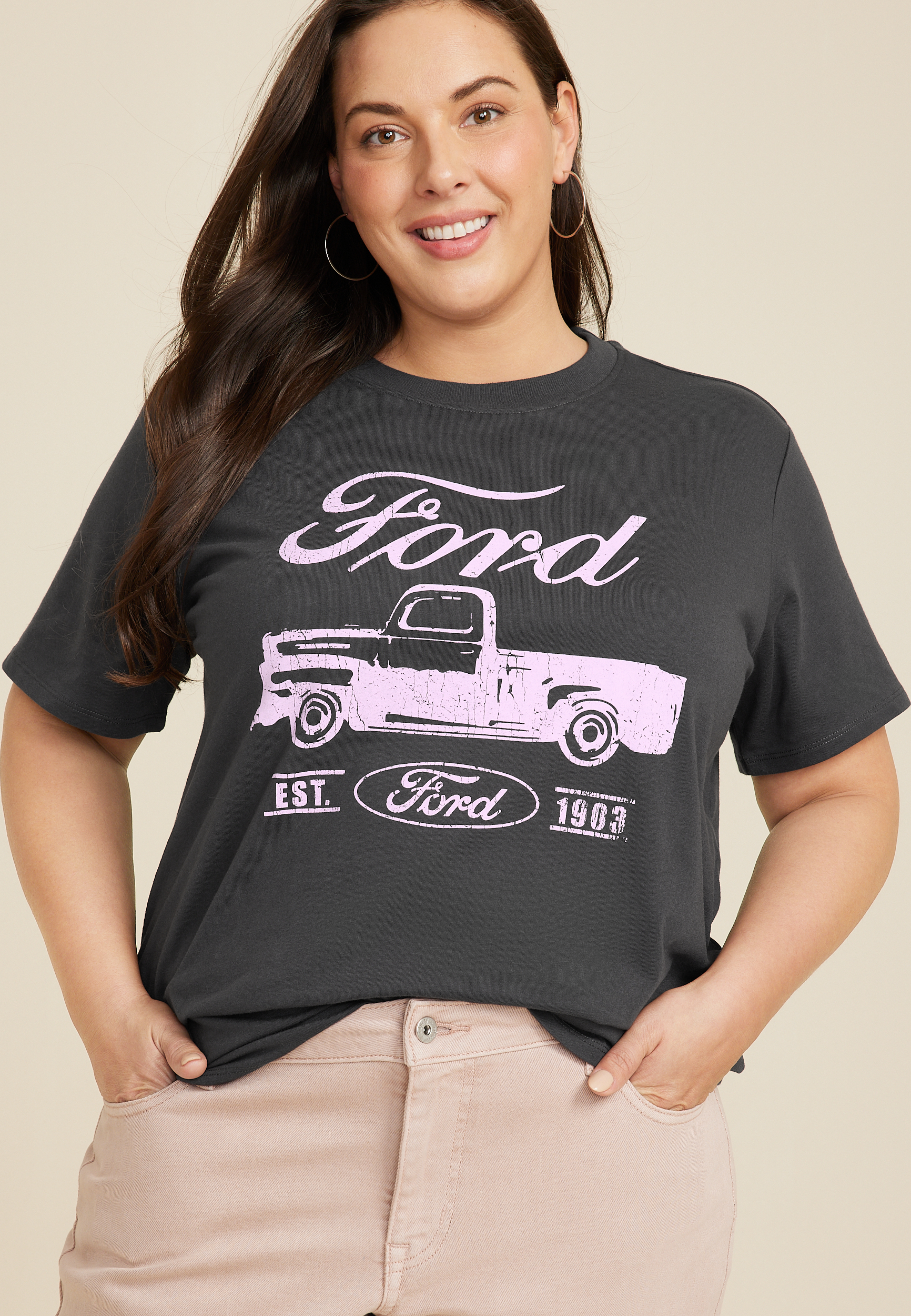 Plus Size Ford Graphic Tee | maurices