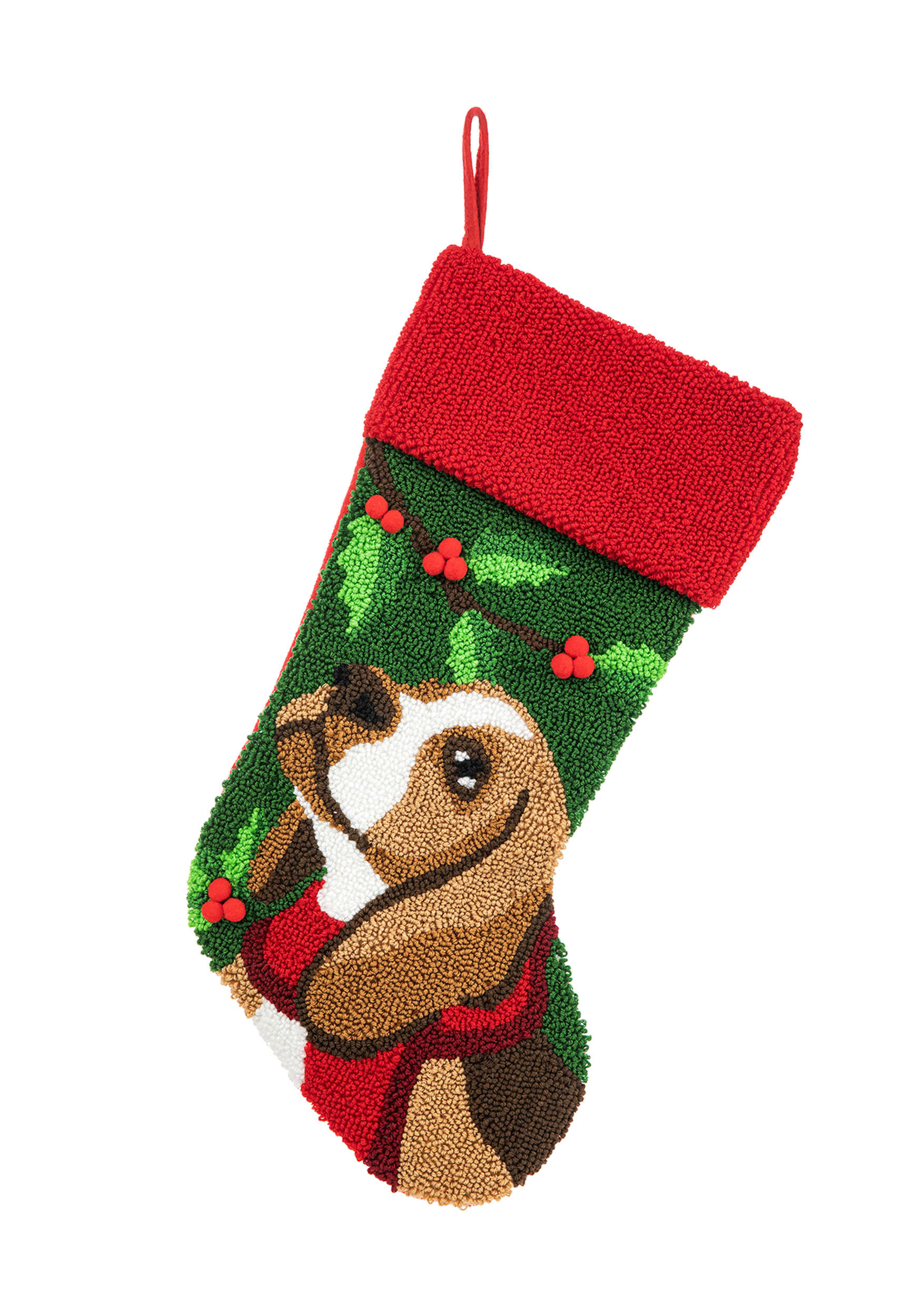 Glitzhome Hooked Dog Stocking | maurices
