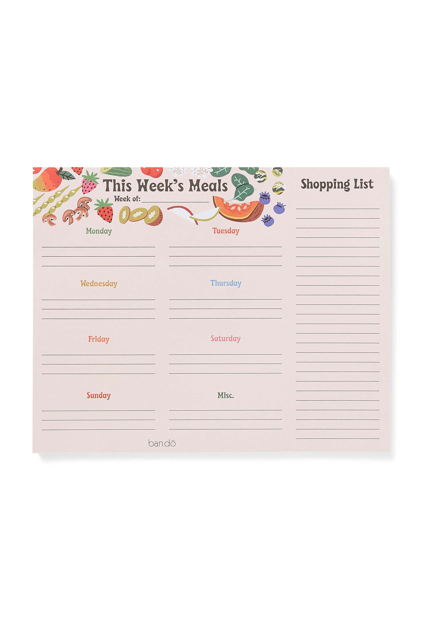 Bando Meal Planner | maurices