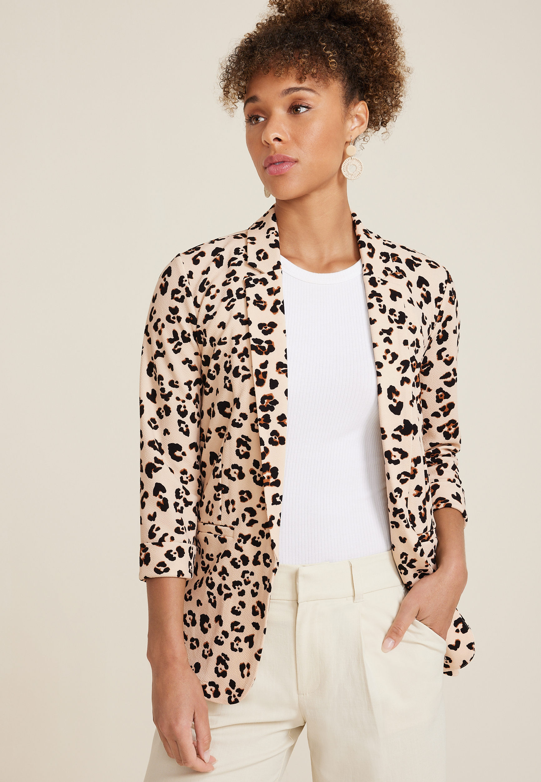 Versa Animal Blazer | maurices
