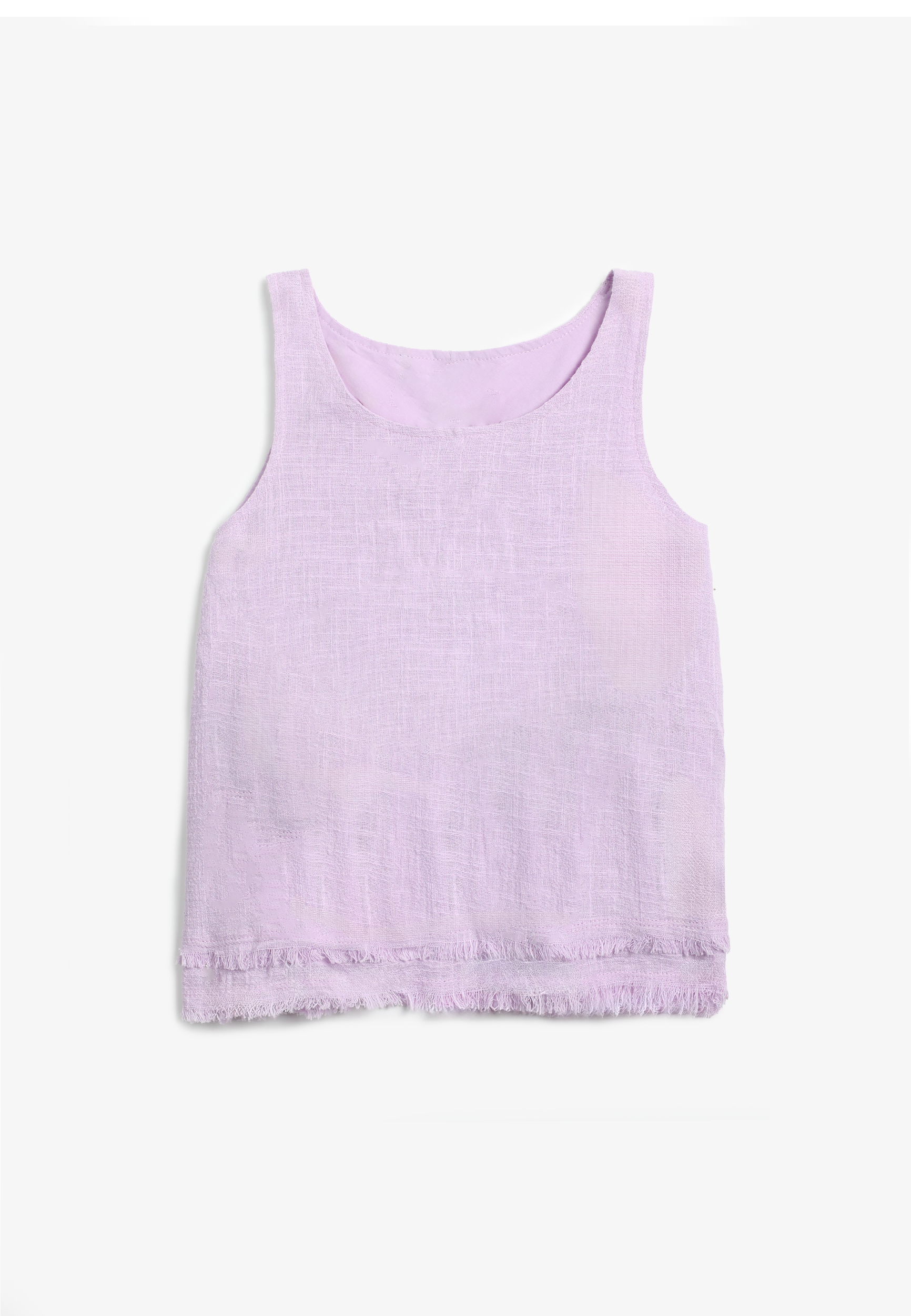 Hfs Girls Frayed Double Hem Tank Top Maurices
