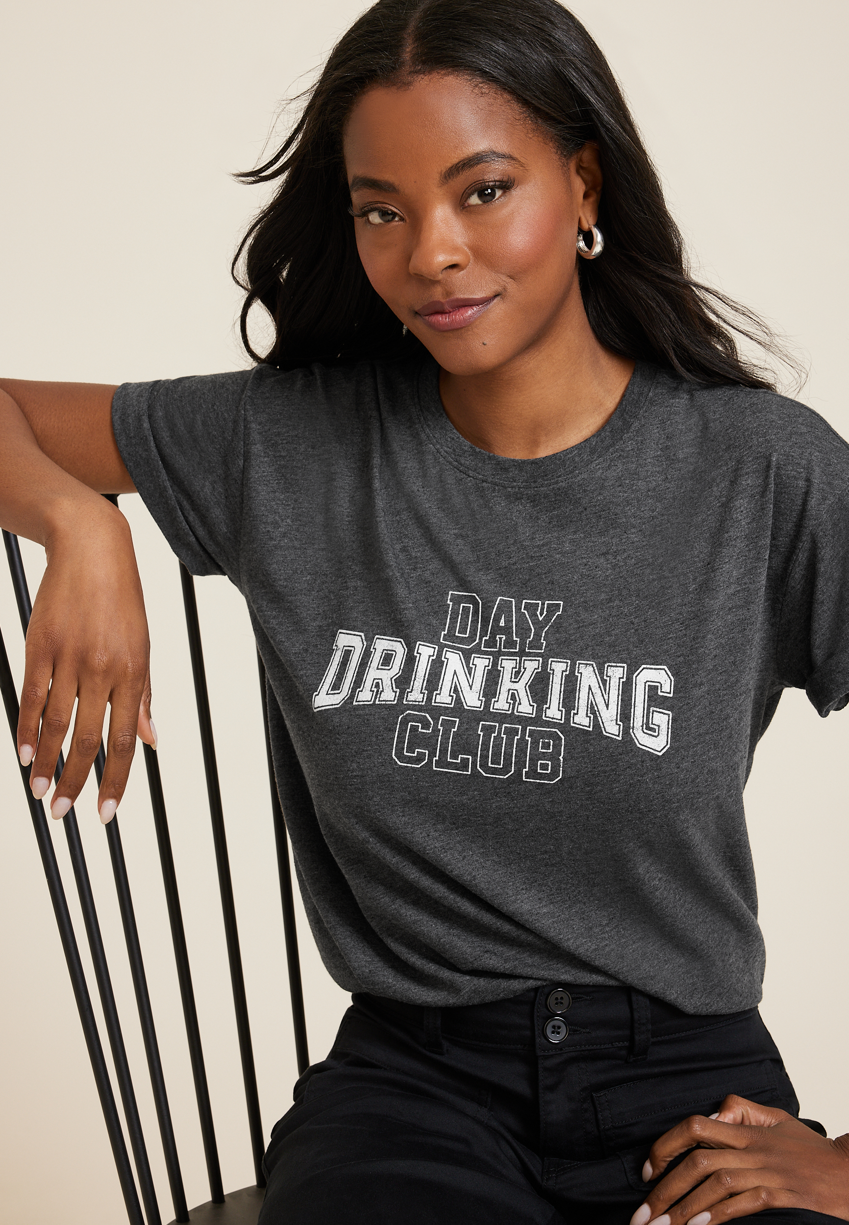 Day Drinking Club Relaxed Fit Graphic Tee | maurices