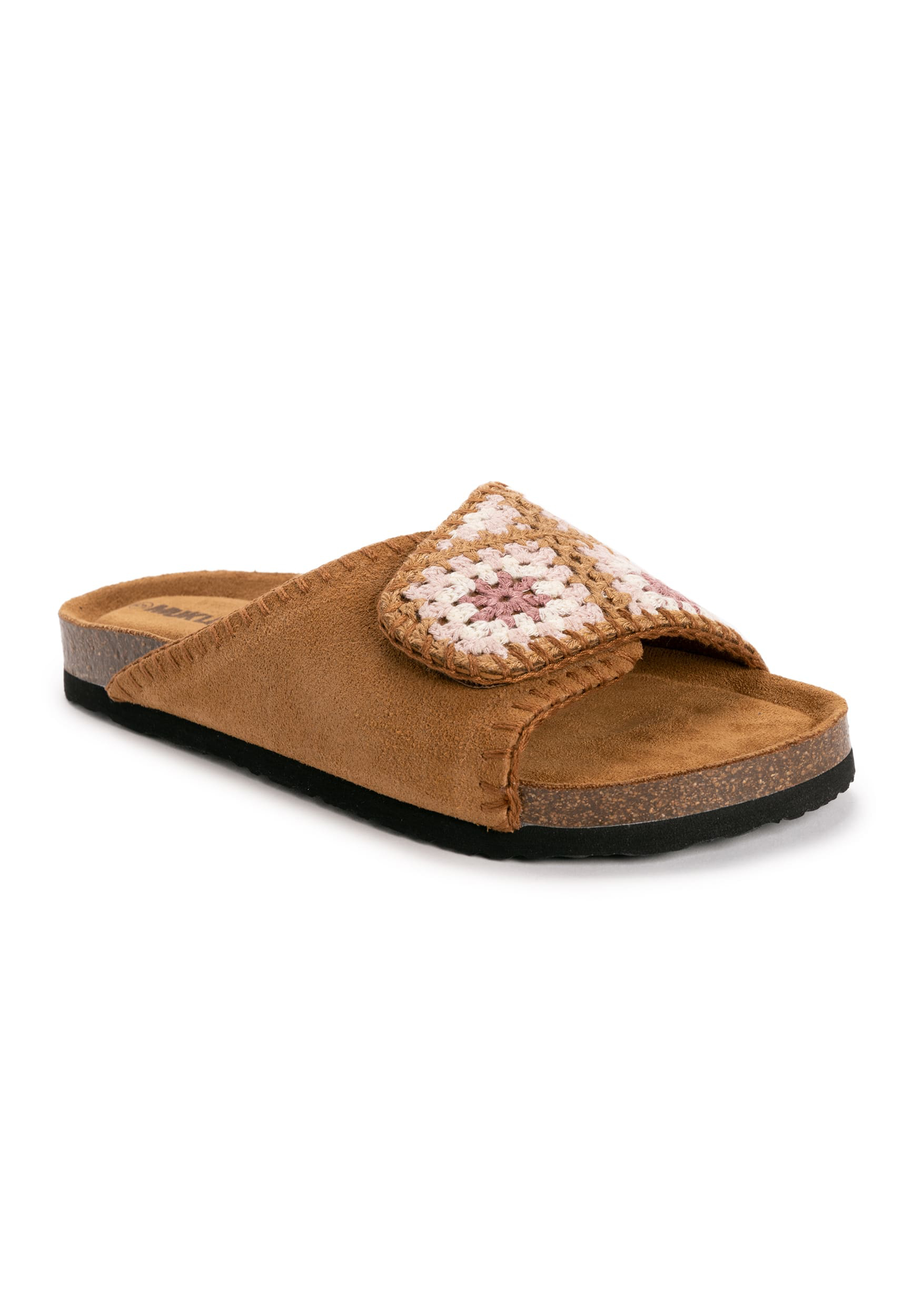 MUK LUKS Womens Gigi Crochet Slide Sandal | maurices