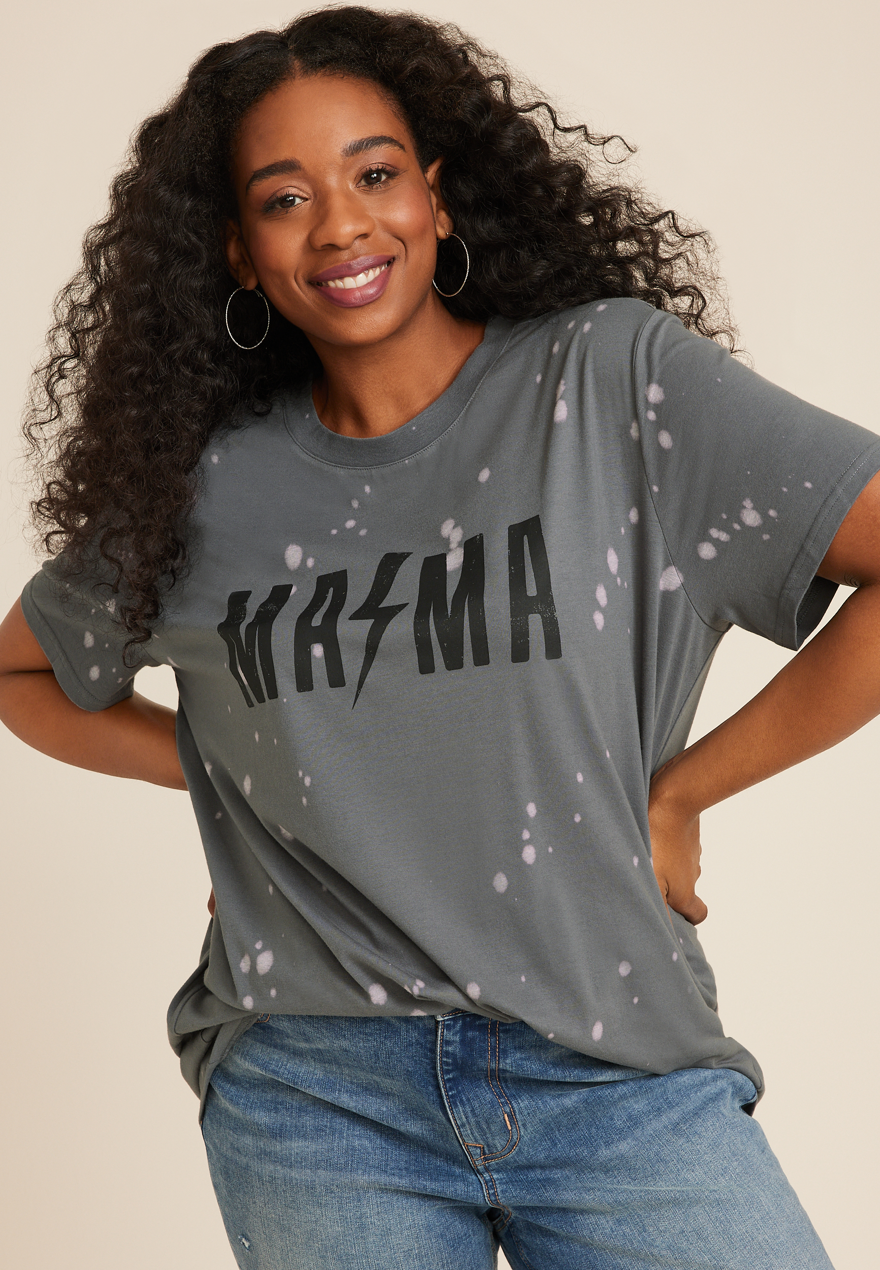 Plus Size Mama Oversized Fit Graphic Tee | maurices