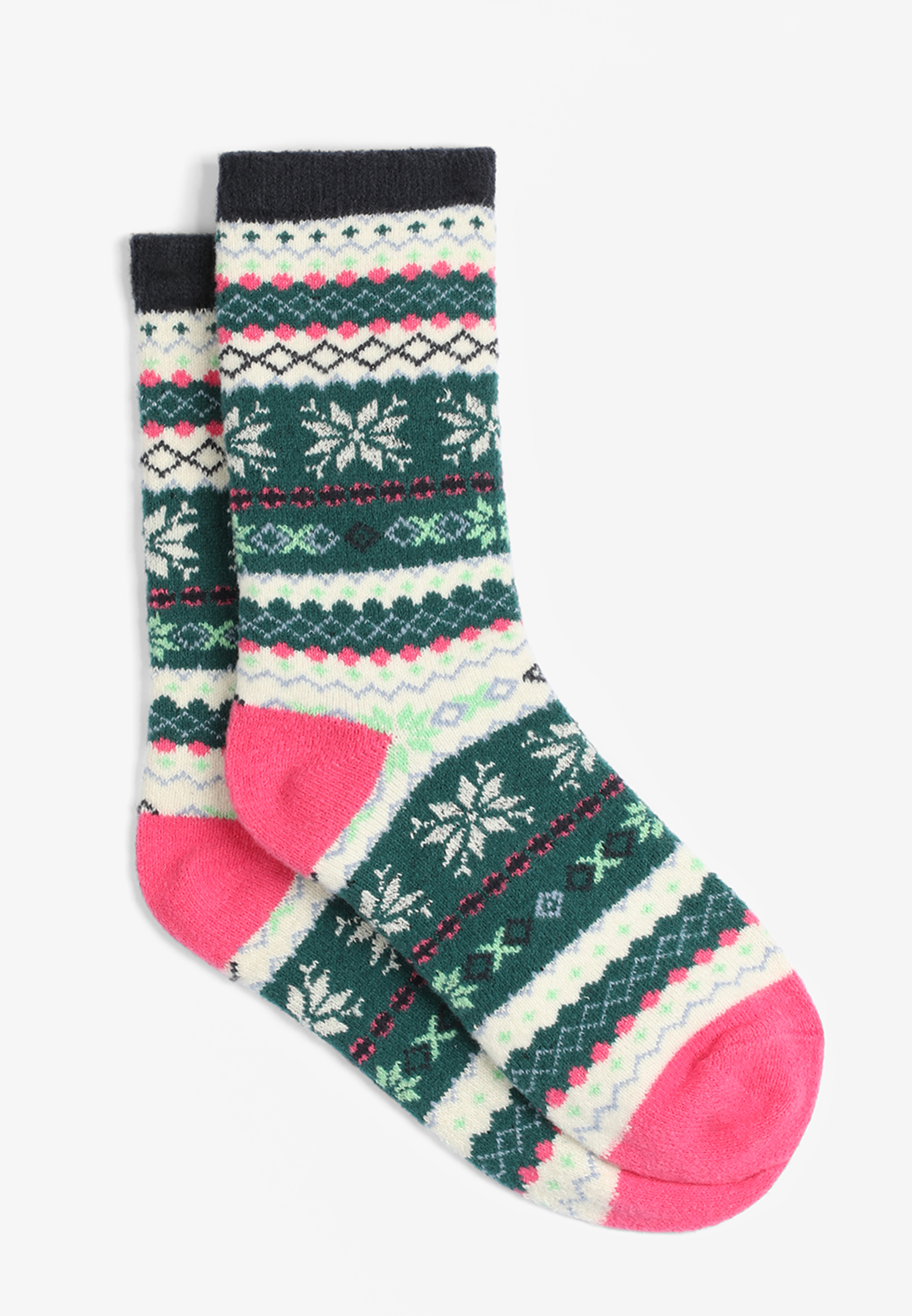 Colorful Fair Isle Crew Socks | maurices