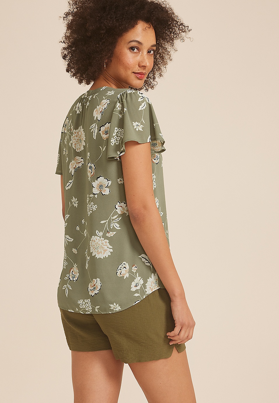 Atwood Flutter Sleeve Blouse | maurices Atwood Flutter Sleeve Blouse | maurices