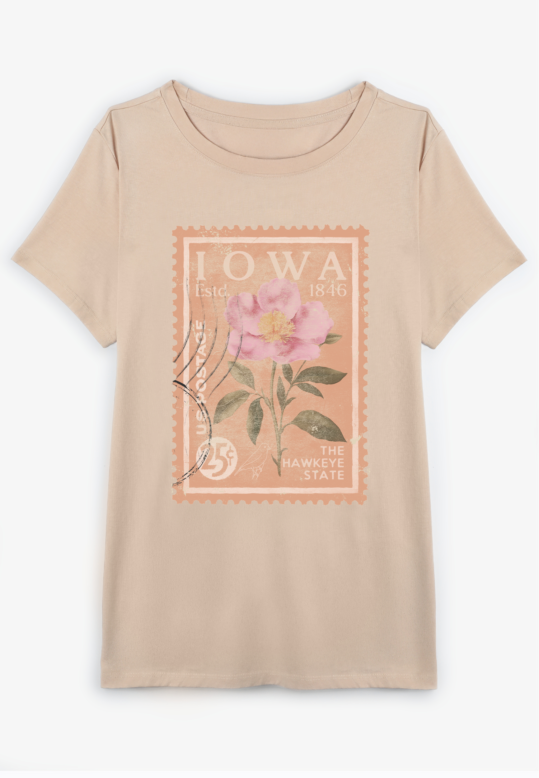 Plus Size State Stamp Classic Fit Graphic Tee | maurices