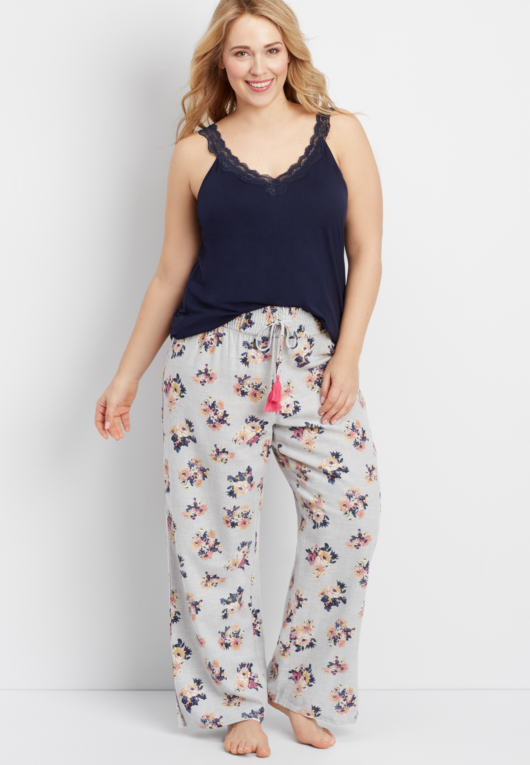 plus size floral sleep pant | maurices