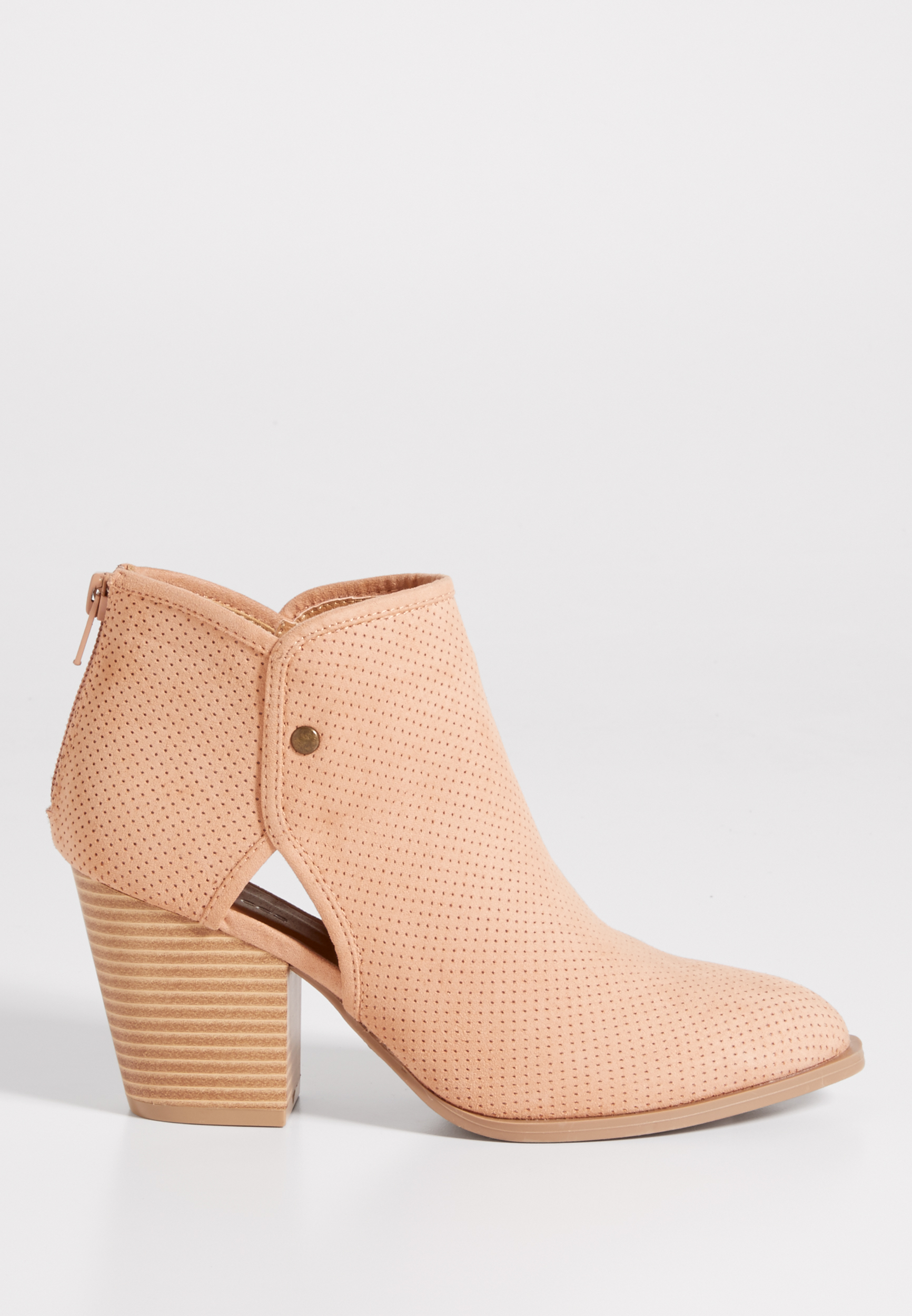 Daphne cut out perforated bootie | maurices