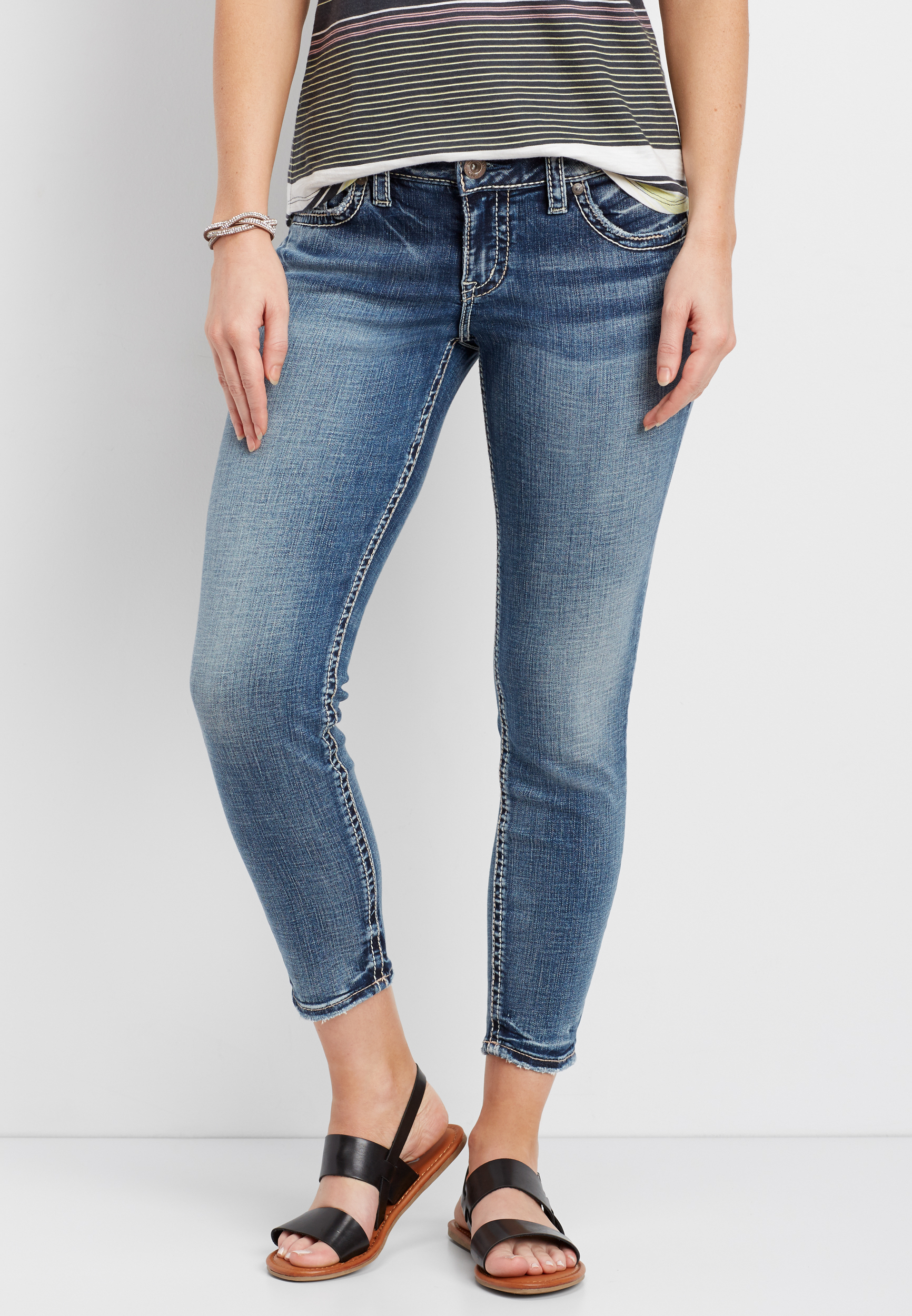 Silver Jeans Co. ® Elyse cropped skinny jean | maurices