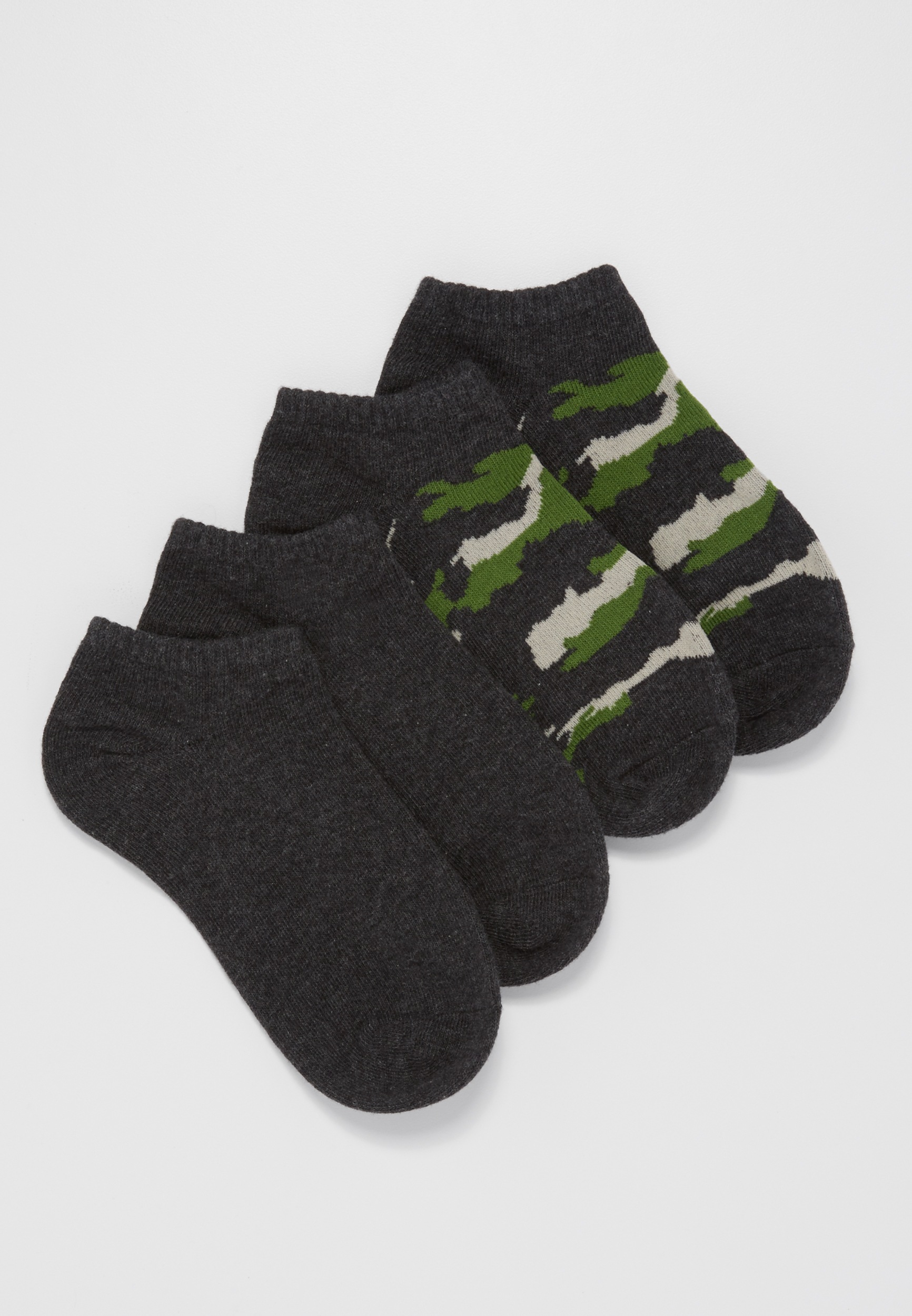 ankle socks in camo print - 2 pack | maurices