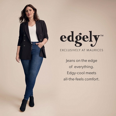 Plus Size Edgely™ Jeans | Edgy Women's Jeans | maurices